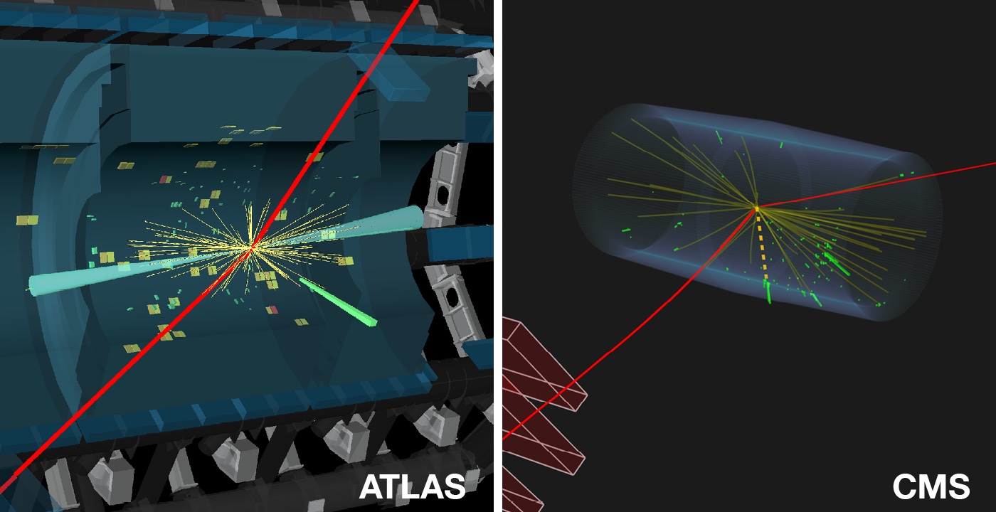 LHC experiments see first evidence of a rare Higgs boson decay | CERN
